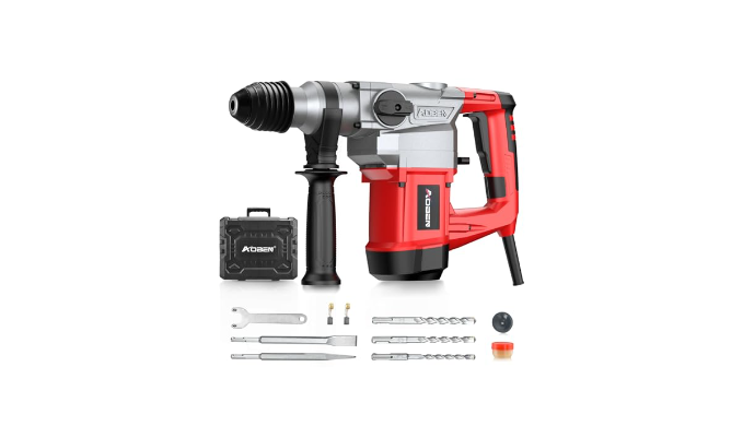 AOBEN 1-1/4 Inch SDS-Plus Rotary Hammer Drill with Vibration Control ...