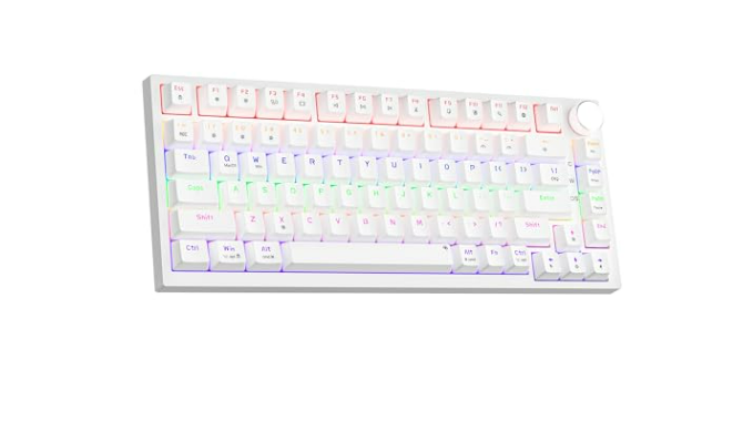 Newmen GM326 75% Mechanical Gaming Keyboard, 82 Keys Gasket Hot ...