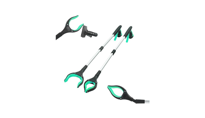 Ruizzrlhb Grabber Reacher Tool 32 Inch 2-Pack with Strong Grip Magnetic ...
