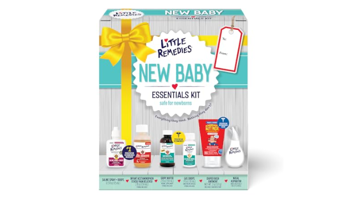 Little Remedies, New Baby Essentials Kit, 6 Newborn Essentials, Saline ...