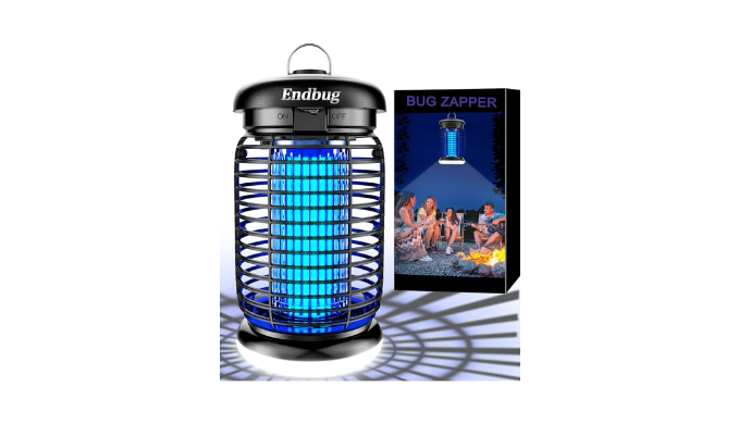 Endbug Bug Zapper, Bug Zapper Outdoor Indoor with LED Light, Electric ...