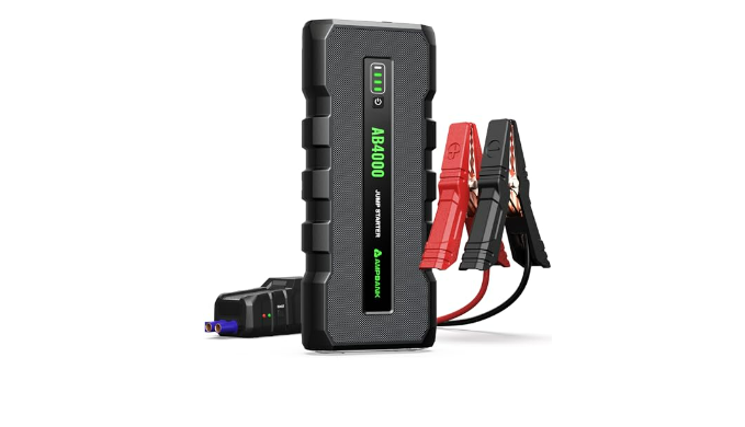AMPBANK Jump Starter, 4000A Battery Jumper Starter Portable, 12V Car ...
