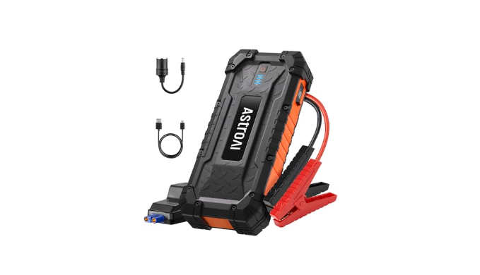 AstroAI S8 Ultra Battery Jumper Starter Portable, 4000A Car Jump Starter for Up to 10.0L Gas & 8 ...