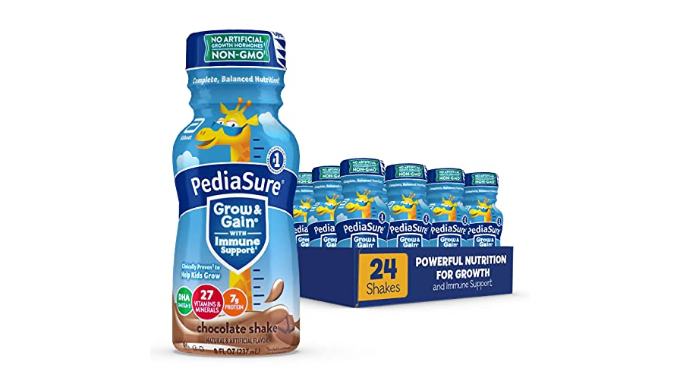PediaSure Grow & Gain with Immune Support, Kids Protein Shake, 27 ...