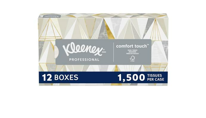 Kleenex® Professional Facial Tissues, Bulk (03076), 2-Ply, White, Flat ...