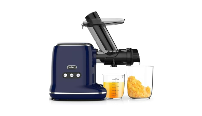 Juicer Machines, Cold Press Juicer with 3 INCH Feed Chute, High Juice ...