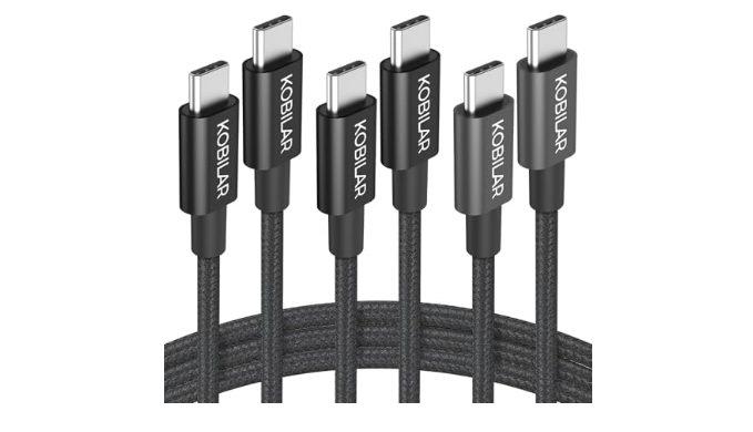 USB C to USB C Cable,60W 3A Fast Charging USB C Charger Cable,3+5+6.6ft ...