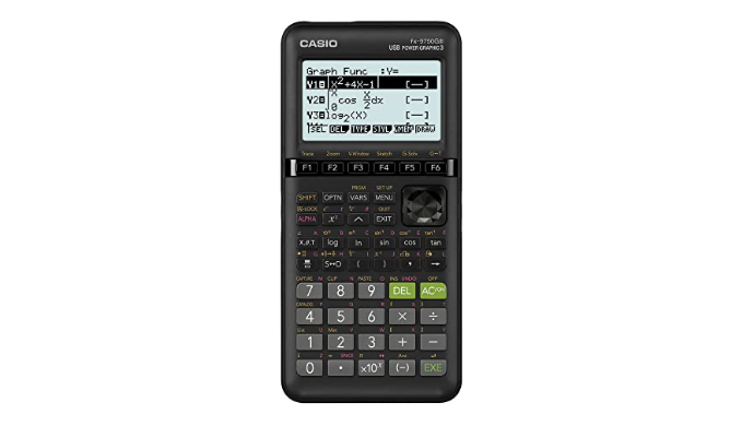 Casio fx-9750GIII, Standard Graphing Calculator, Python and Natural ...