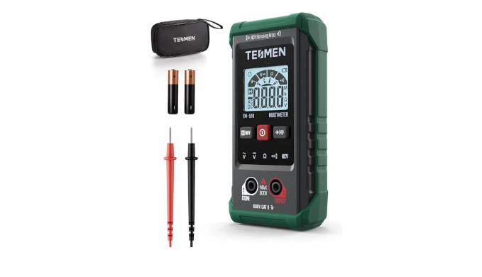 TESMEN TM-510 Digital Multimeter, 4000 Counts, Smart Measurement, Auto ...