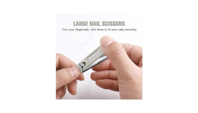 Nail Clippers and Oblique Nail Clipper Kit Ultra Sharp Sturdy ...