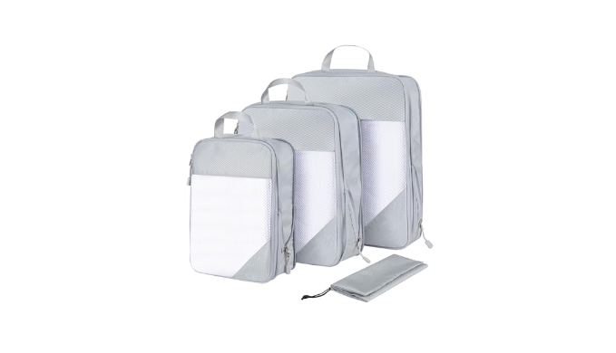 PACKINGCOZY Compression Packing Cubes for Suitcases, 3 Set / 6 Set / 7 ...