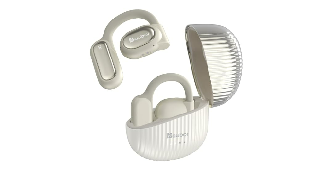 AUBOR Open Ear Headphones Wireless Bluetooth 5.3 Sports Headphones with ...