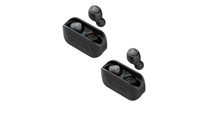 (2 PACK) JLab Go Air Wireless Bluetooth Earbuds + Charging Case - Dual ...