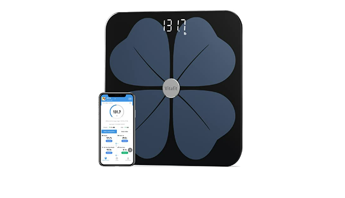 Vitafit Smart Body Fat Weight Scale for Body Composition Monitors ...
