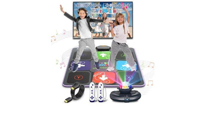 FWFX Dance-Mat for Kids and Adults, Wireless Plug and Play Electronic ...
