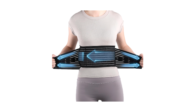 Coisini Back Support Brace for Posture with Stretchable Belt.Upgraded ...