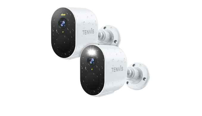TENVIS Security Camera Wireless, 2K 4MP HD Surveillance Camera for Home ...