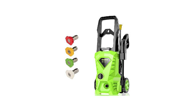Electric Pressure Washer Homdox 2.6GPM Pressure Washer 1500W Power ...