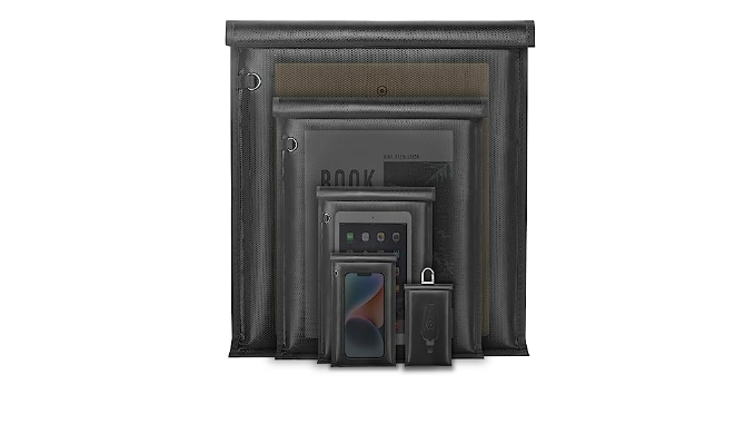 Large Faraday Bags- 5 Pack Faraday Cages for Laptops & Tablets & Phones ...