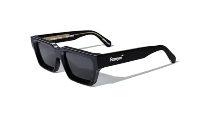 Non Polarized Acetate Sunglasses 148mm Frame with UV Protection Impact ...