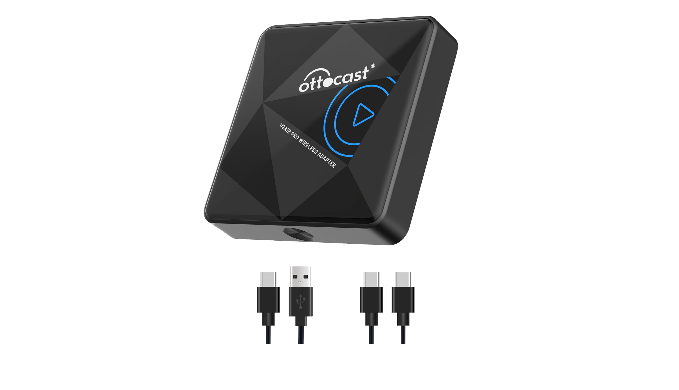 U2Air Pro Wireless CarPlay Adapter for iPhone - 2024 Newest Version Wired to Wireless CarPlay ...