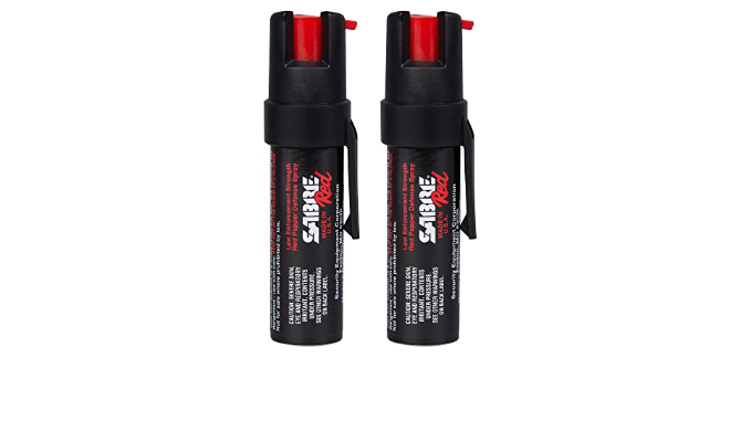 2-Pack SABRE RED Compact Pepper Spray for Self Defense, Max Police ...