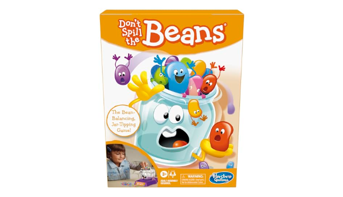 Hasbro Gaming Don’t Spill The Beans Game for Kids, Easy and Fun ...