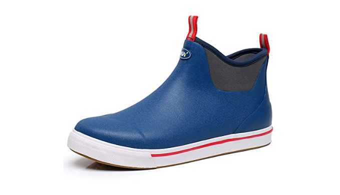 WTW Unisex Rain Boots for Men and Women, Waterproof Rubber Fishing Deck ...