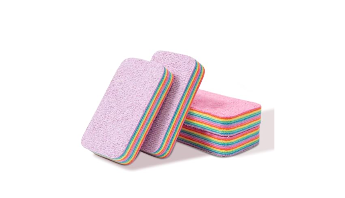 FORITRUE 4 Pack Damp Clean Duster Sponge, PVA Microfiber Cleaning ...