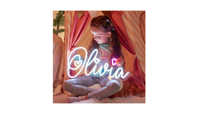 HUMPBACK Neon Sign Customizable for Wedding Neon Sign Large Custom Neon ...