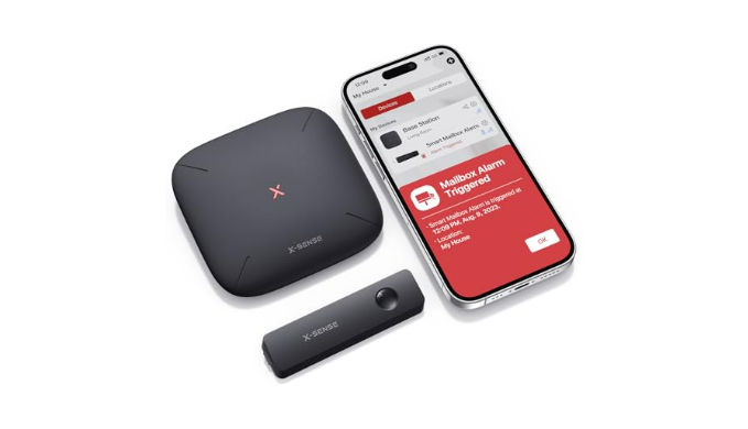 X-Sense Smart Mailbox Alarm, Wireless Long Range Mailbox Alert, Mailbox ...