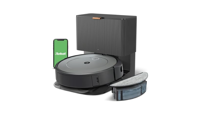 iRobot Roomba Combo i3+ (3574) Robot Vacuum & Mop – Self-Empty for Up ...