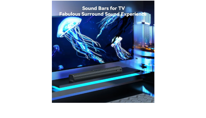 VEAT00L 2.1ch Sound Bars for TV, Soundbar with Subwoofer, Wired ...