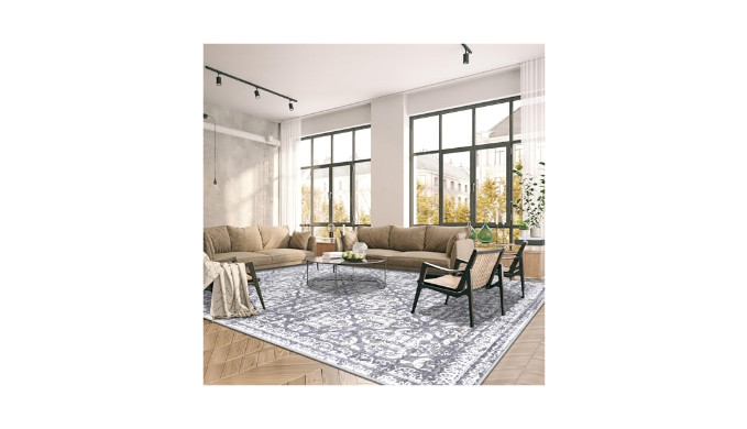 Vaukki Hallway Runner Rug, Vintage Shaggy Soft Laundry Rug, Non Slip ...