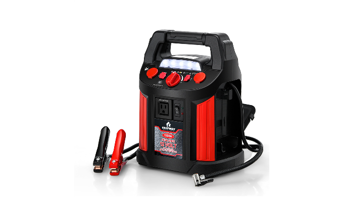 4-in-1 Jump Starter, Air Compressor, Power Bank, & Flashlight - Coupon ...