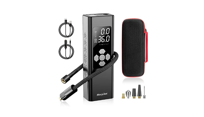 Morpilot Tire Inflator Portable Air Compressor, 2X Faster Inflation ...