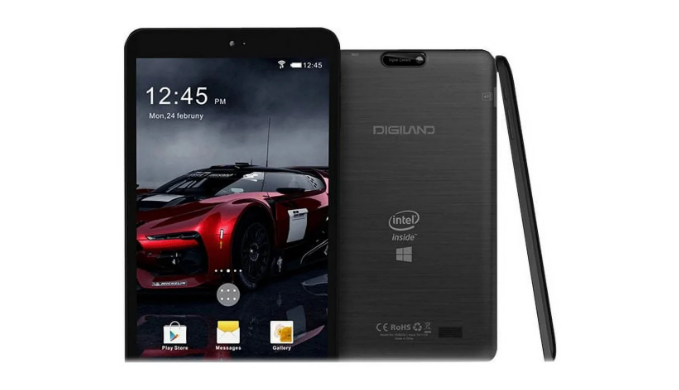 Digiland DL808W Tablet Atom Z3735F 1.33 GHz Windows 10 1GB 32gb 8″ IPS ...