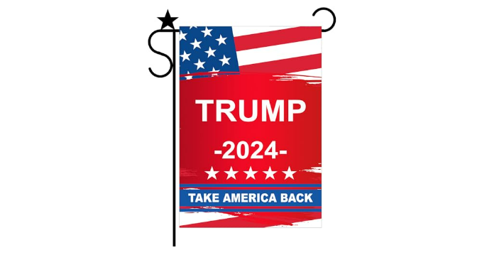 Raisingwell Trump 2024 Garden Flag 12 x 18 Take America Back Trump 2024 ...