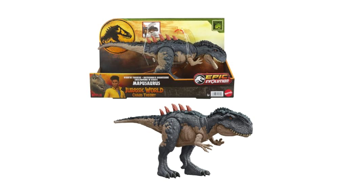 Mattel Jurassic World Gigantic Trackers Action Figure, Mapusaurus ...