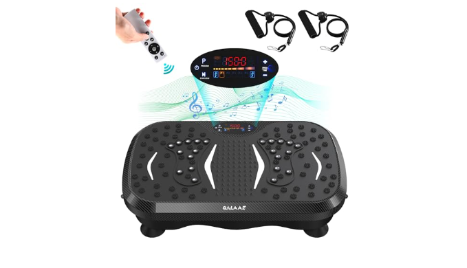 Vibration Plate Exercise Machine, Waver Vibration Plate 400 Lbs ...