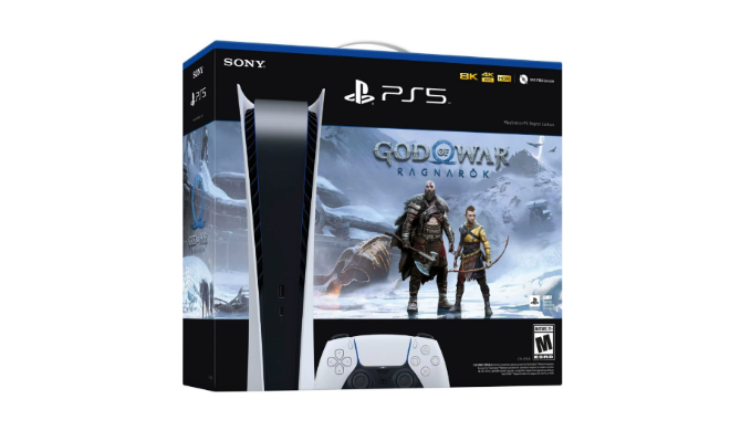 Sony PS5 PlayStation 5 Digital Edition Bundle - God of War Ragnark ...