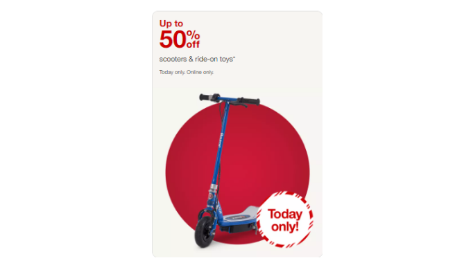 Target: Up to 50% Off Scooters & Ride-On Toys - Coupon Codes, Promo ...
