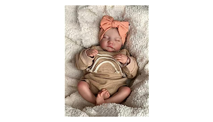Full Body Loulou 20 Inch Realistic Newborn Baby Dolls Reborn Baby ...