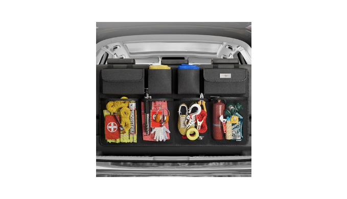 SURDOCA Oversized Trunk Organizer for Car, 3rd Gen Upgraded Car Trunk ...