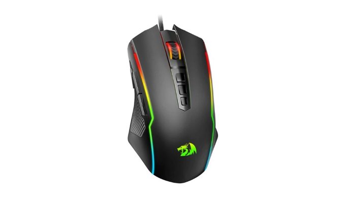 REDRAGON - M910-K Wired Gaming Mouse, 8000 DPI Optical Sensor, RGB, 9 ...