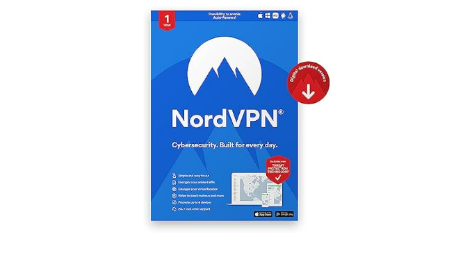 NordVPN Standard | 1-Year VPN & Cybersecurity Software Subscription For ...