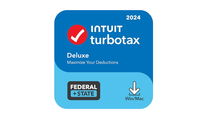 TurboTax Deluxe 2024 Tax Software, Federal & State Tax Return [PC/MAC ...
