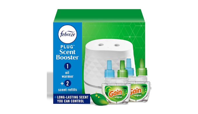 Febreze PLUG Scent Booster Starter Kit, Oil Diffuser, Air Freshener ...