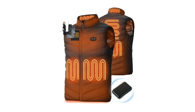 SOLJIKYE Heated Vest for Women with Battery Pack Included, Lightweight ...