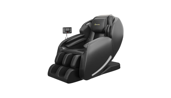 Real Relax 2024 Massage Chair, Full Body Zero Gravity SL-Track Shiatsu ...